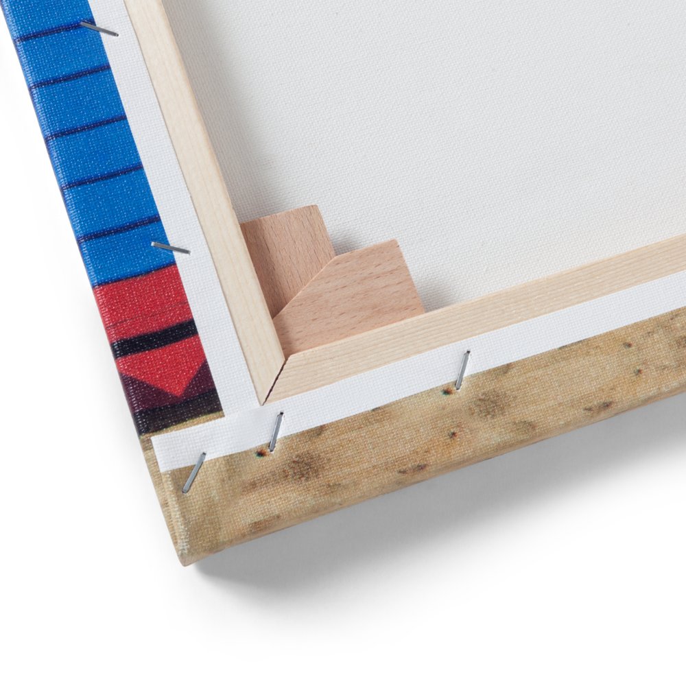 Toile sur châssis avec impression format carré 50x50cm